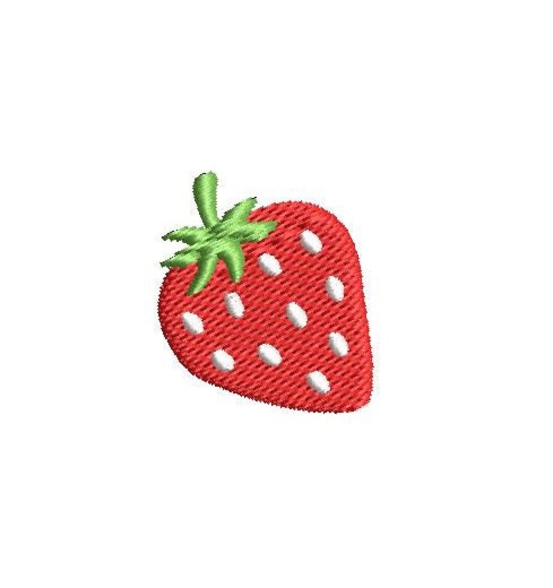 Strawberry Embroidery Design Embroidery File Digital Design Instant ...