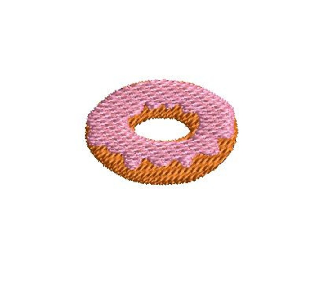 Donut Embroidery Design Embroidery File Digital Design Instant Download ...