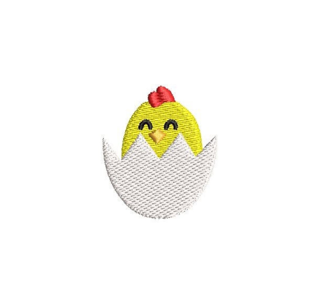 Egg Shell Chick Embroidery Design Embroidery File Digital Design ...