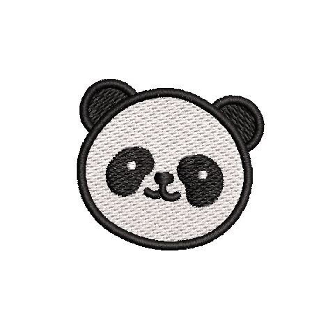 Panda Embroidery Design Embroidery File Digital Design Instant Download ...