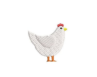 Chicken Embroidery Design Instant Download - Etsy