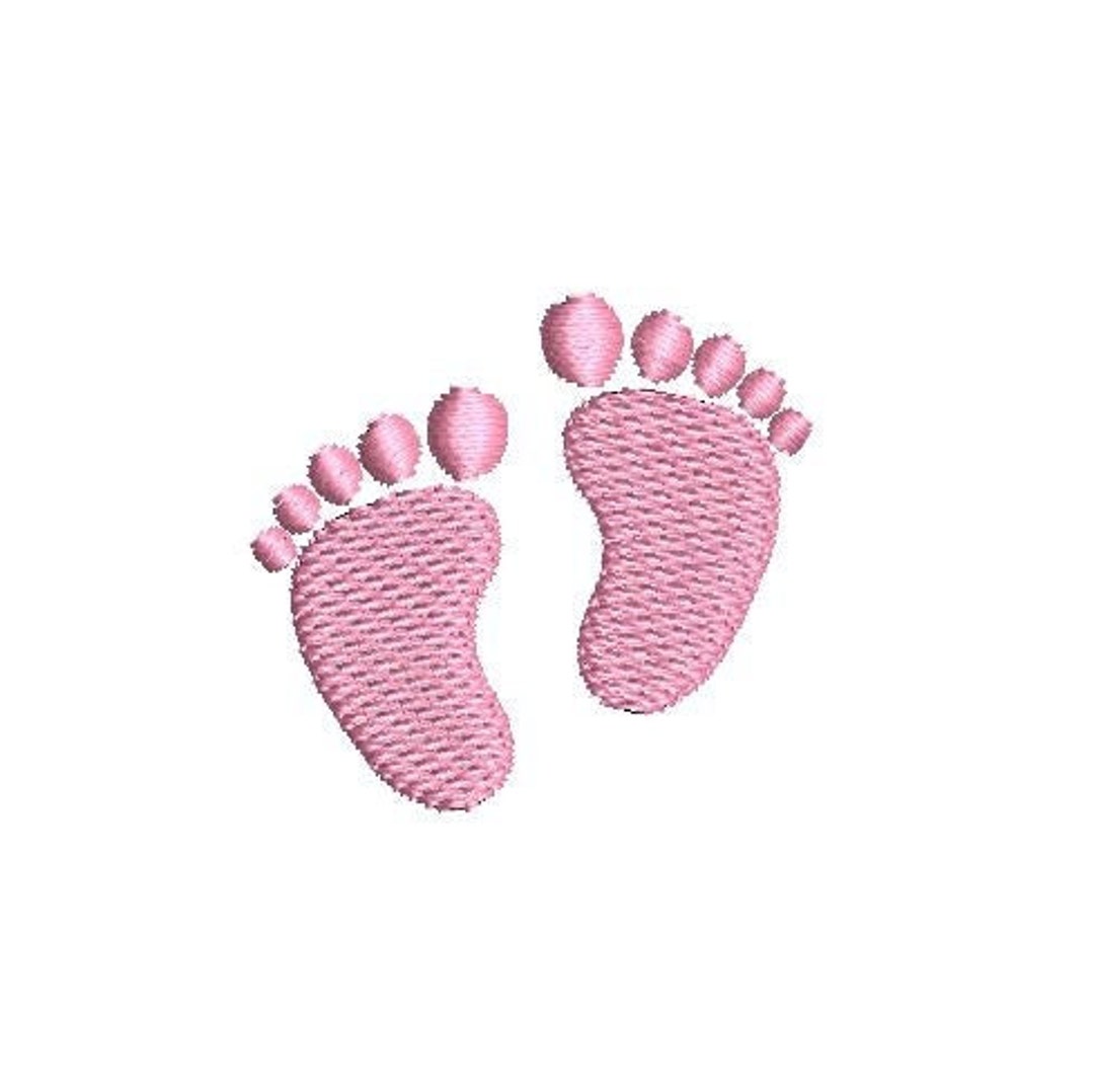 Baby Footprints Embroidery Design Embroidery File Digital Design ...