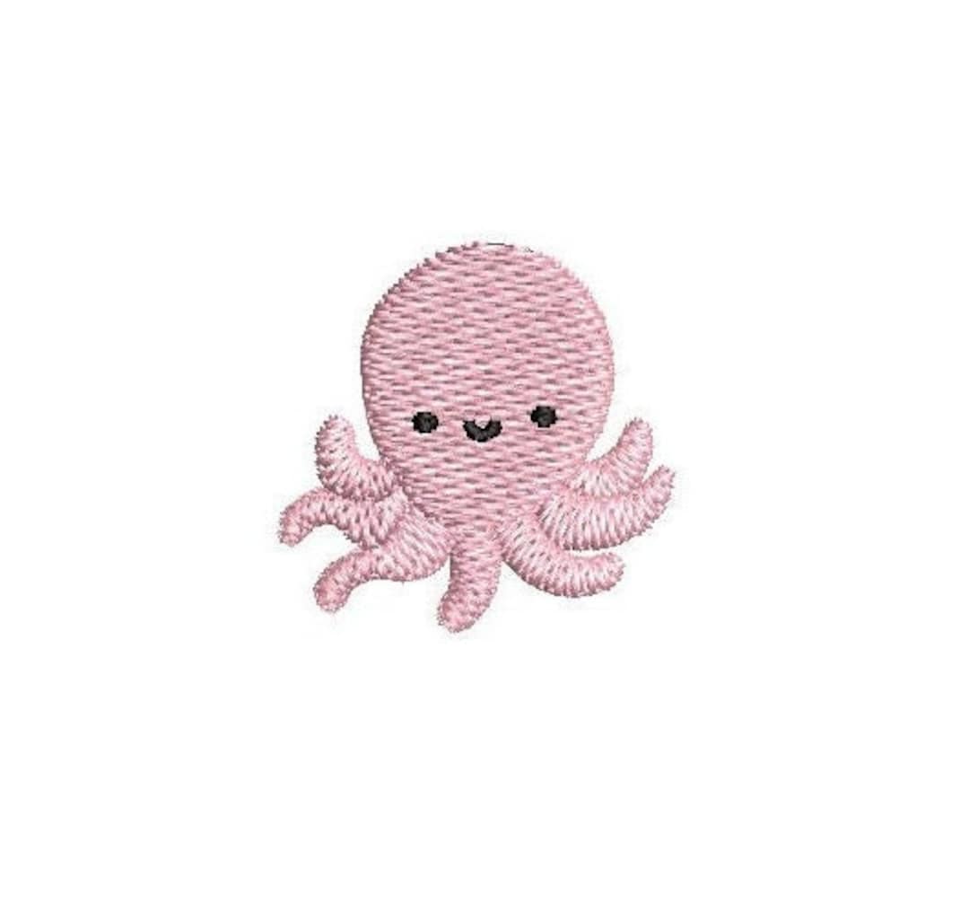 Baby Octopus Embroidery Design Embroidery File Digital Design Instant ...