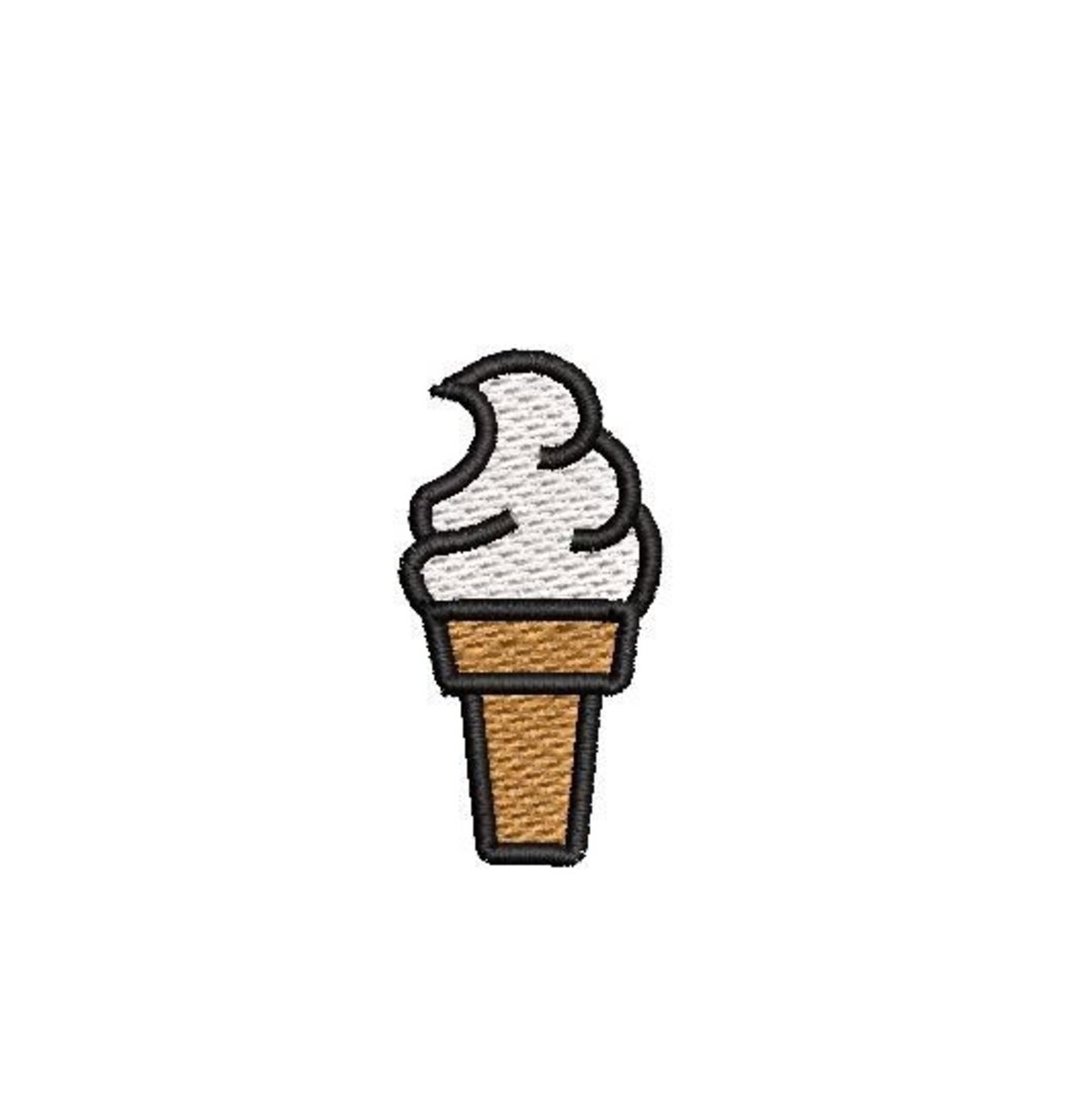 Soft Serve Embroidery Design Embroidery File Digital Design Instant ...