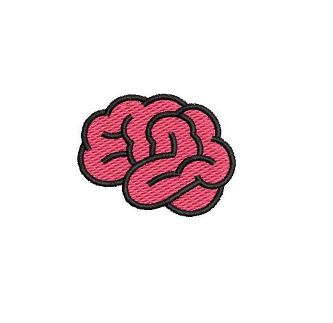 Brain Embroidery Design Embroidery File Digital Design Instant Download ...