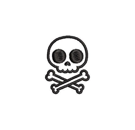 Skull Embroidery Design Embroidery File Digital Design Instant - Etsy