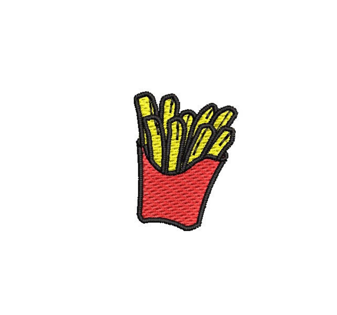Fries Potato Embroidery Design Embroidery File Digital Design Instant ...