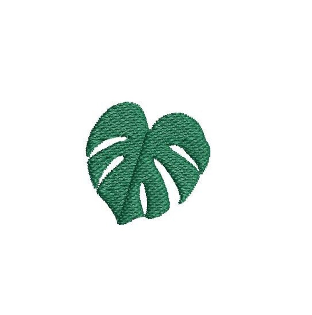 Matured Monstera Embroidery Design Embroidery File Digital Design ...