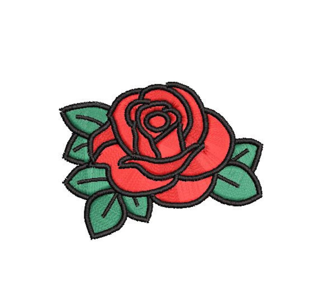 Rose Flower Embroidery Design Embroidery File Digital Design Instant ...