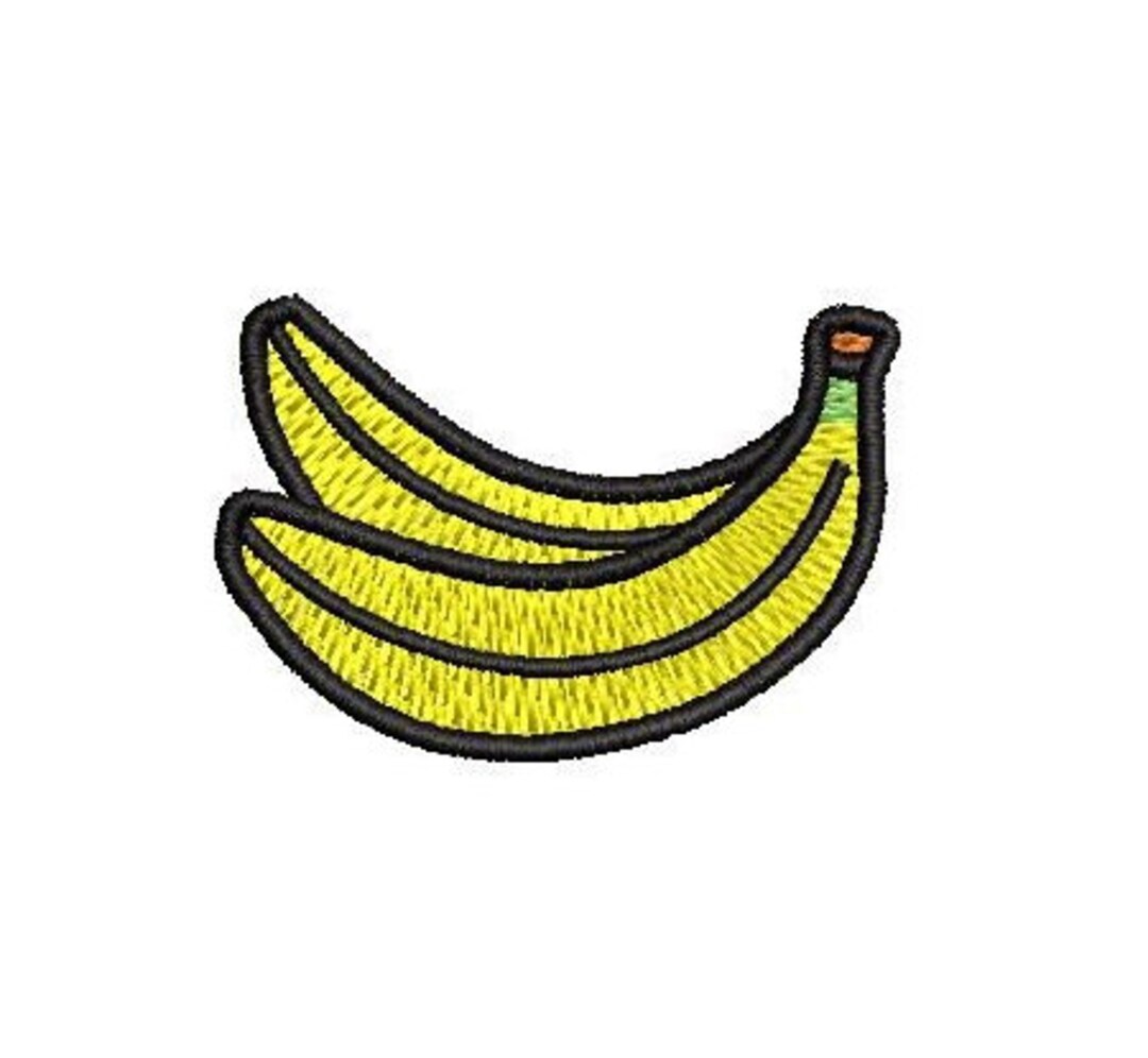 Banana Embroidery Design Embroidery File Digital Design Instant ...