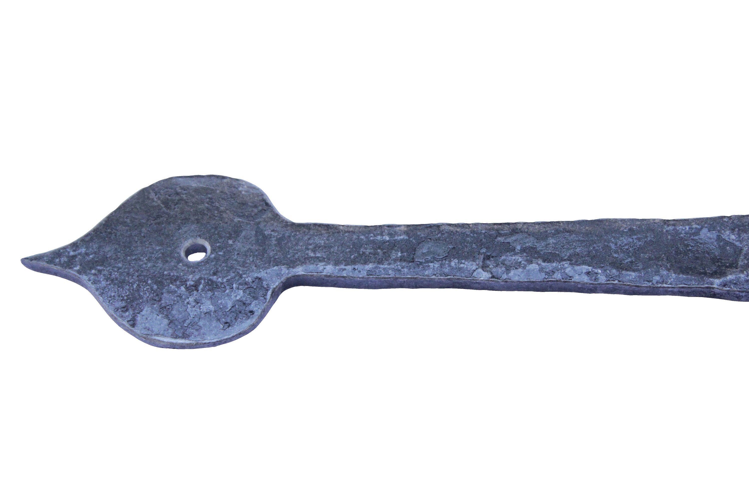 Hand-forged Iron Decorative Hinge Spade End 24 X | Etsy