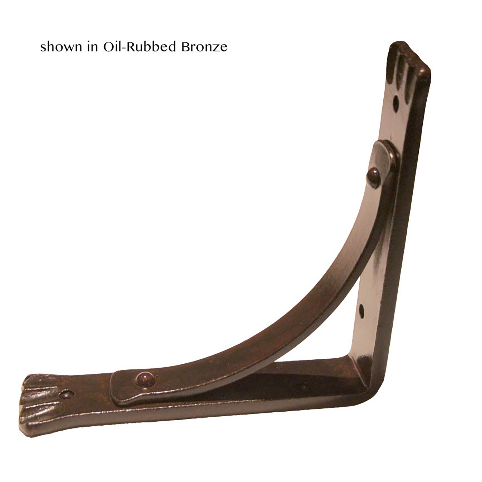 Hand-forged Iron Bracket With a Three Fullered Flare - Etsy