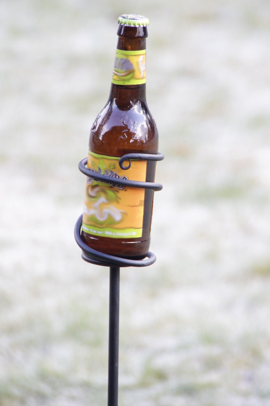Hand-forged Iron Beer Holder - Etsy