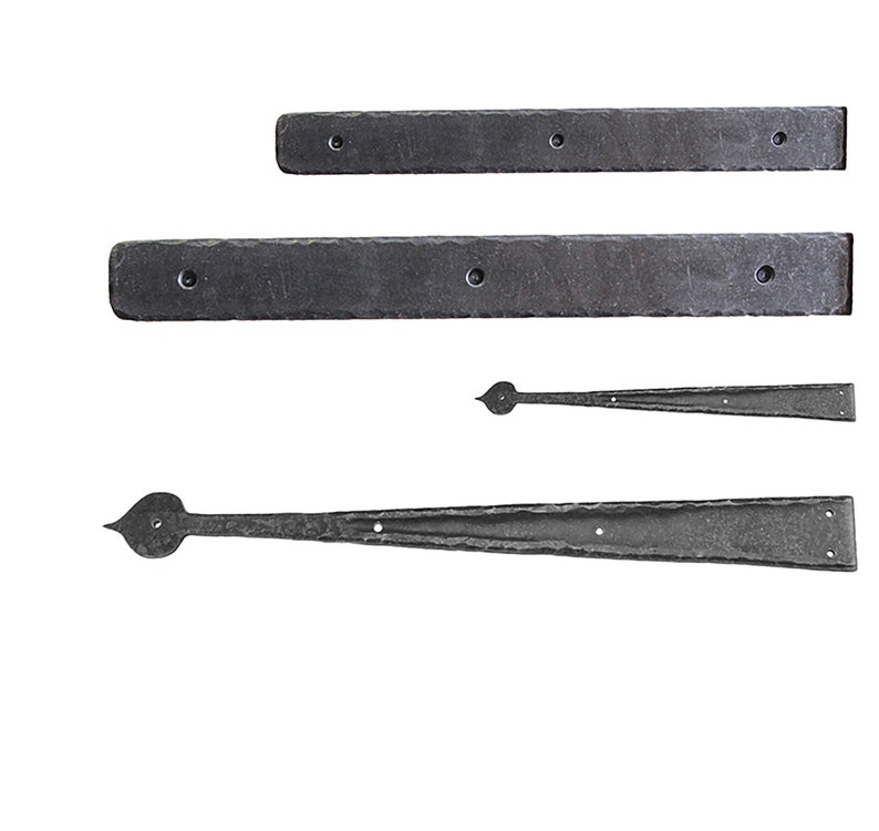 Hand-forged Iron Decorative Hinge Spade End 24 X - Etsy