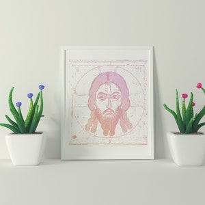 Old School Jesus Instant Printable Poster - Etsy Sweden
