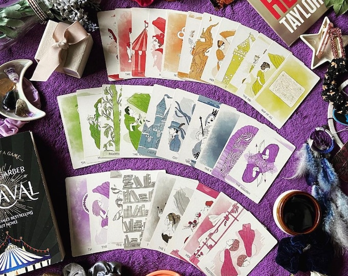 Deck of Destiny - Caraval - Homemade Handmade Tarot Oracle Custom Deck ...