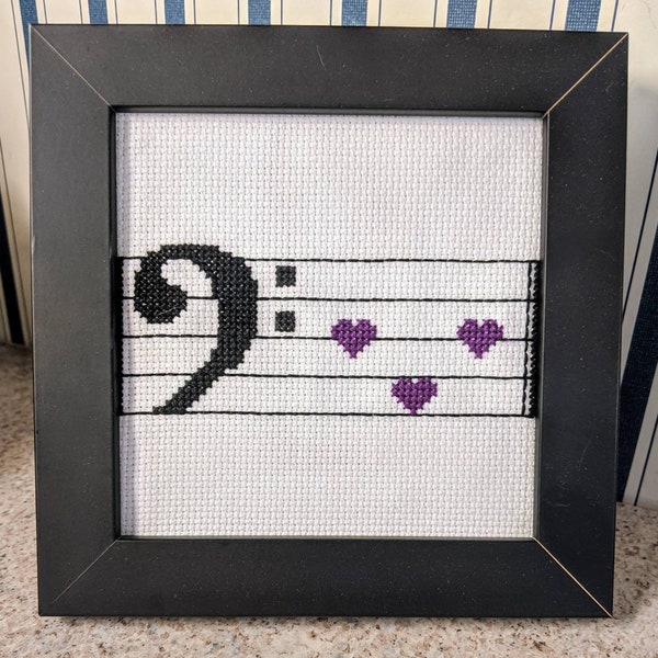 Bass Clef Pattern - Etsy