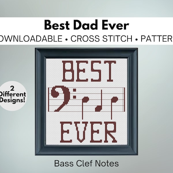 Bass Clef Pattern - Etsy