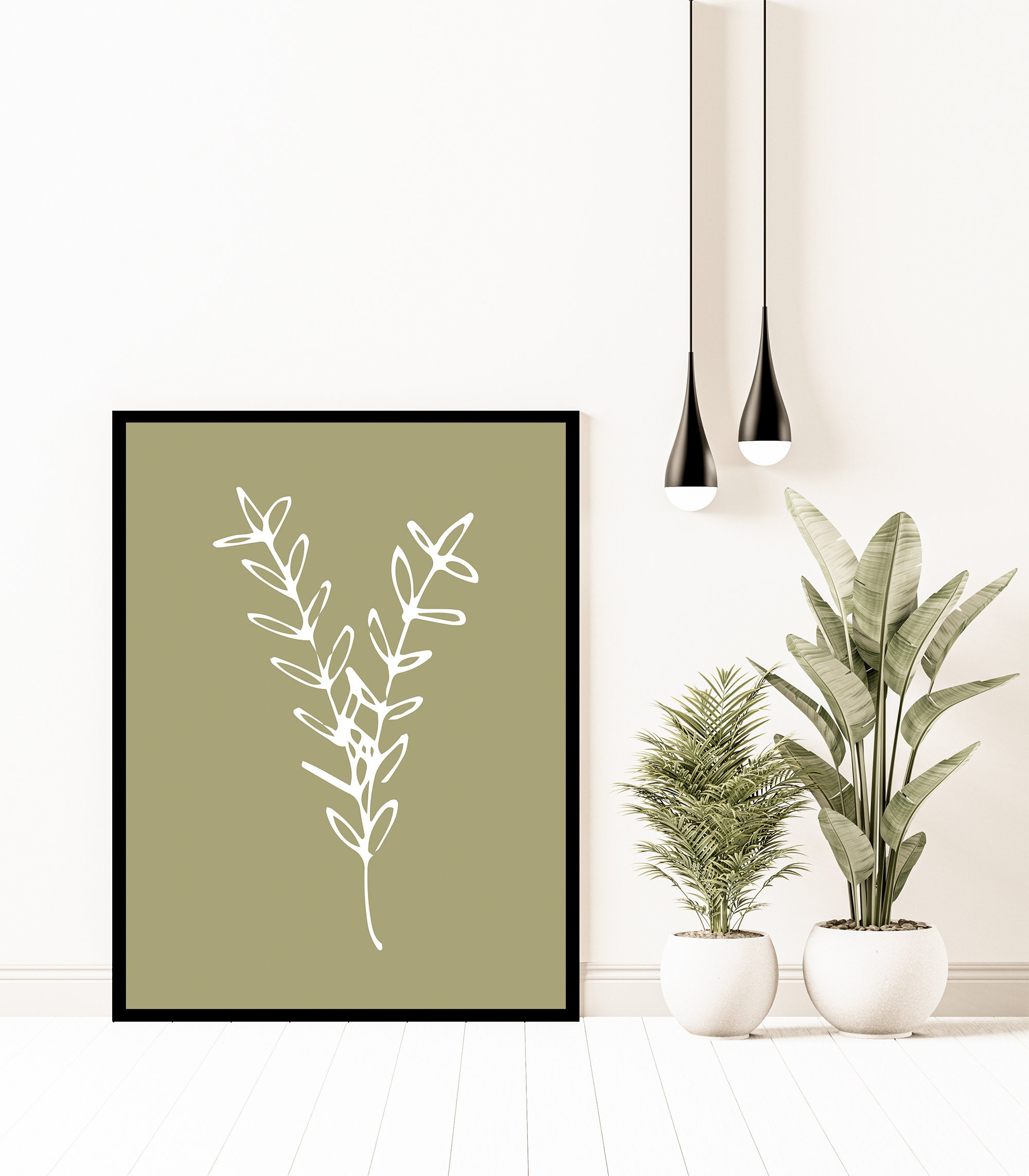 Simple Flower Wall Art - Etsy