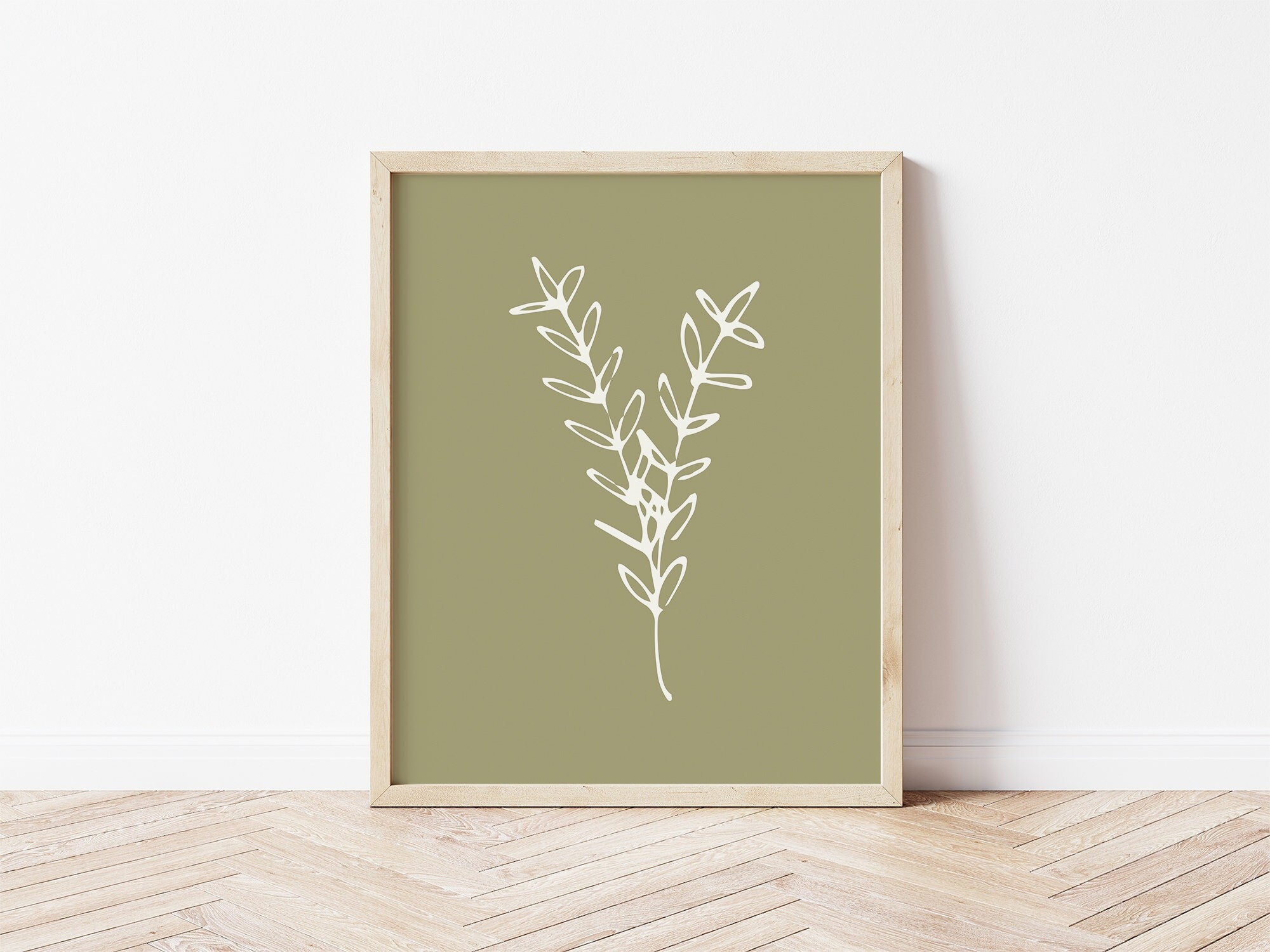 Simple Flower Wall Art - Etsy