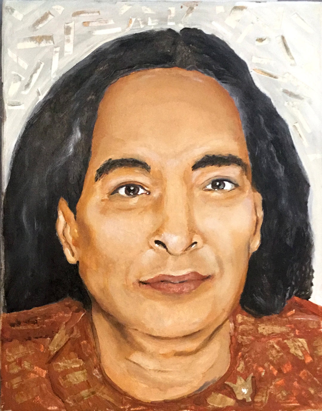 Paramahansa Yogananda Oil Portrait - Etsy