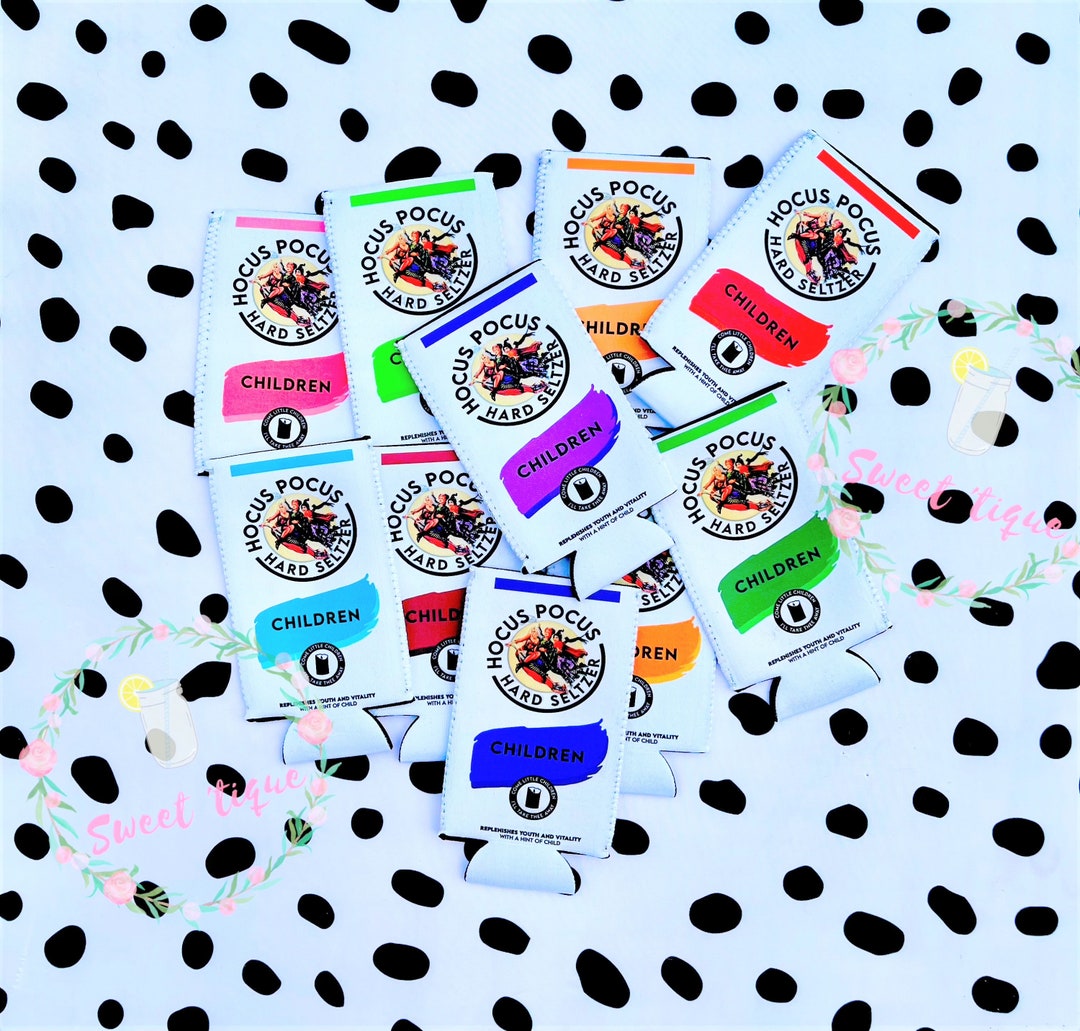 Hocus Pocus Skinny Can Cooler Halloween Can Cooler Spooky Can Cooler ...