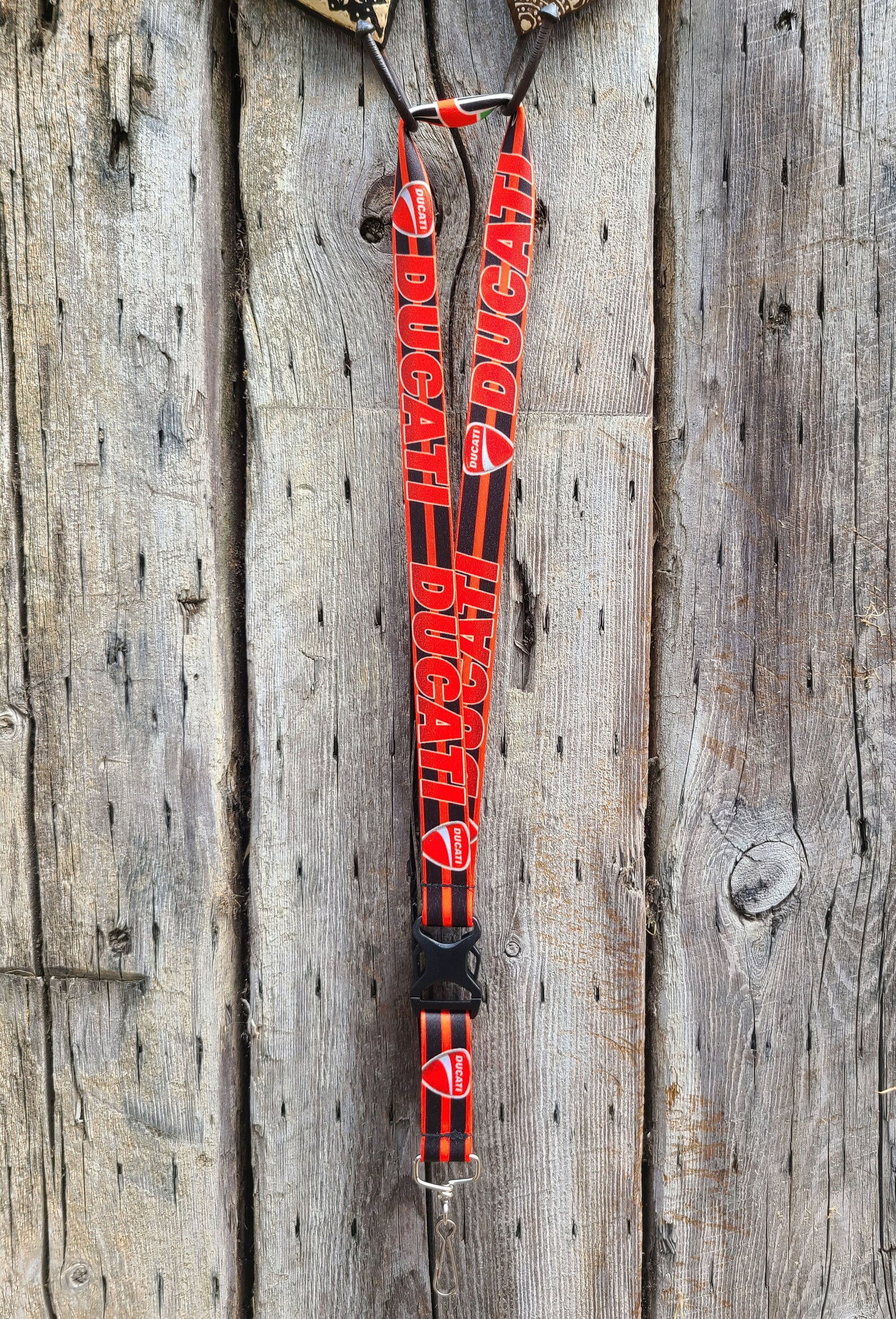 DUCATI Lanyard Keychain Badge Holder Ducati Keychain Ducati | Etsy