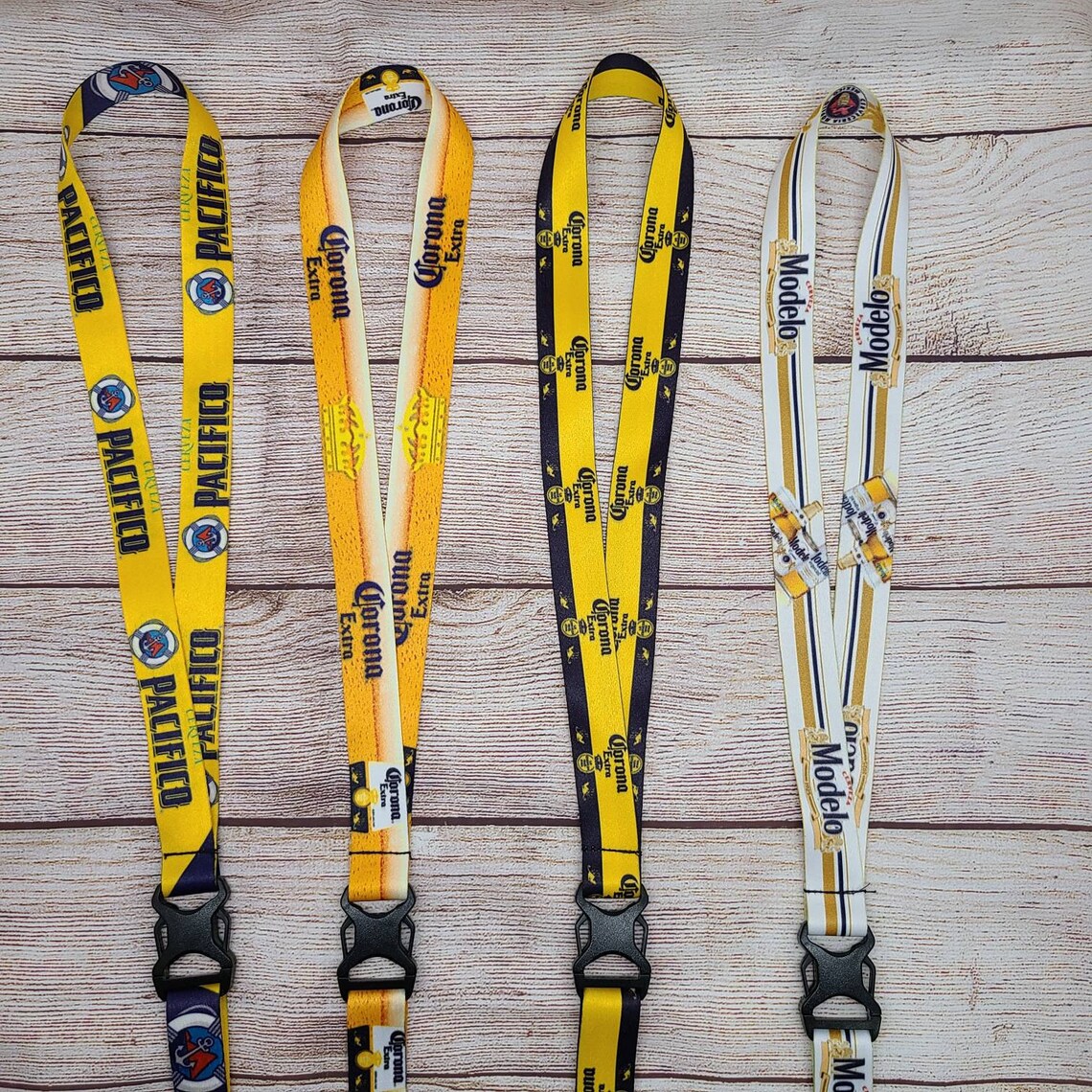 Lanyard Keychain Mexican Beer Badge Holder With Detachable - Etsy
