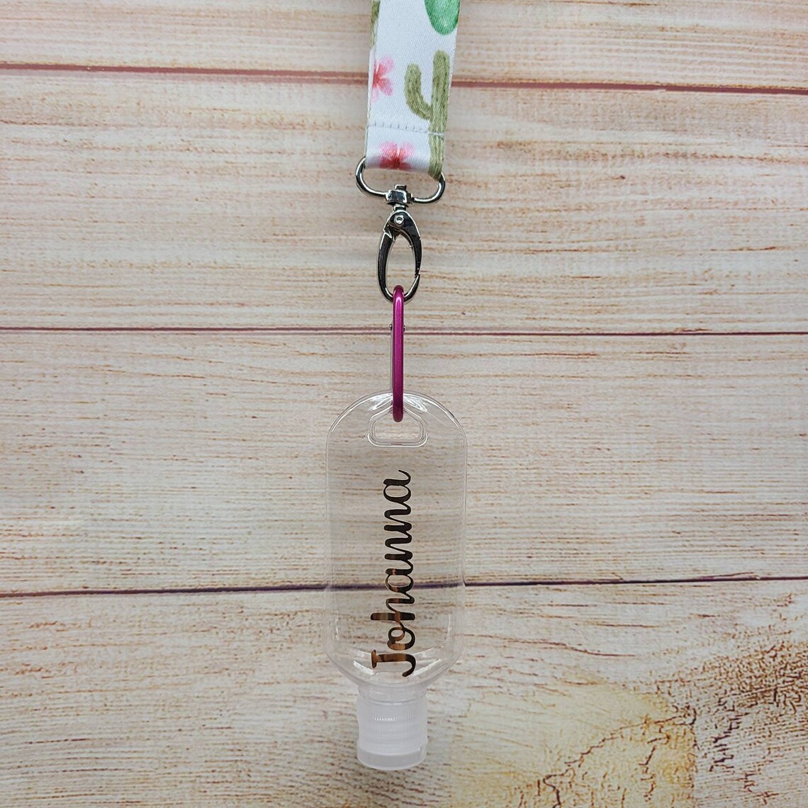 Watercolor Cactus Lanyard Keychain Badge Holder Gift Idea for | Etsy