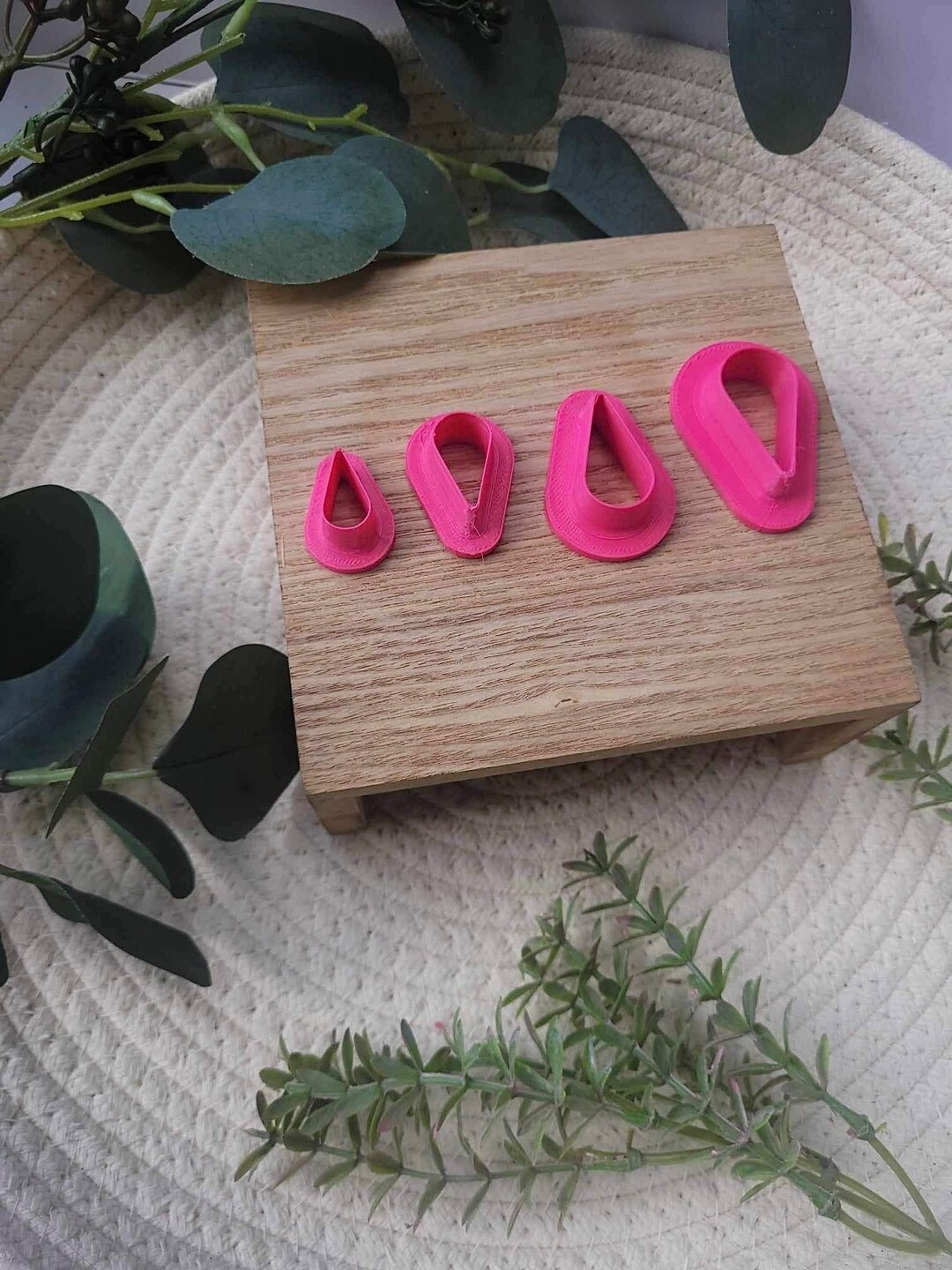 Teardrop Clay Cutter | Raindrop Clay Cutter | Polymer Clay Cutter ...