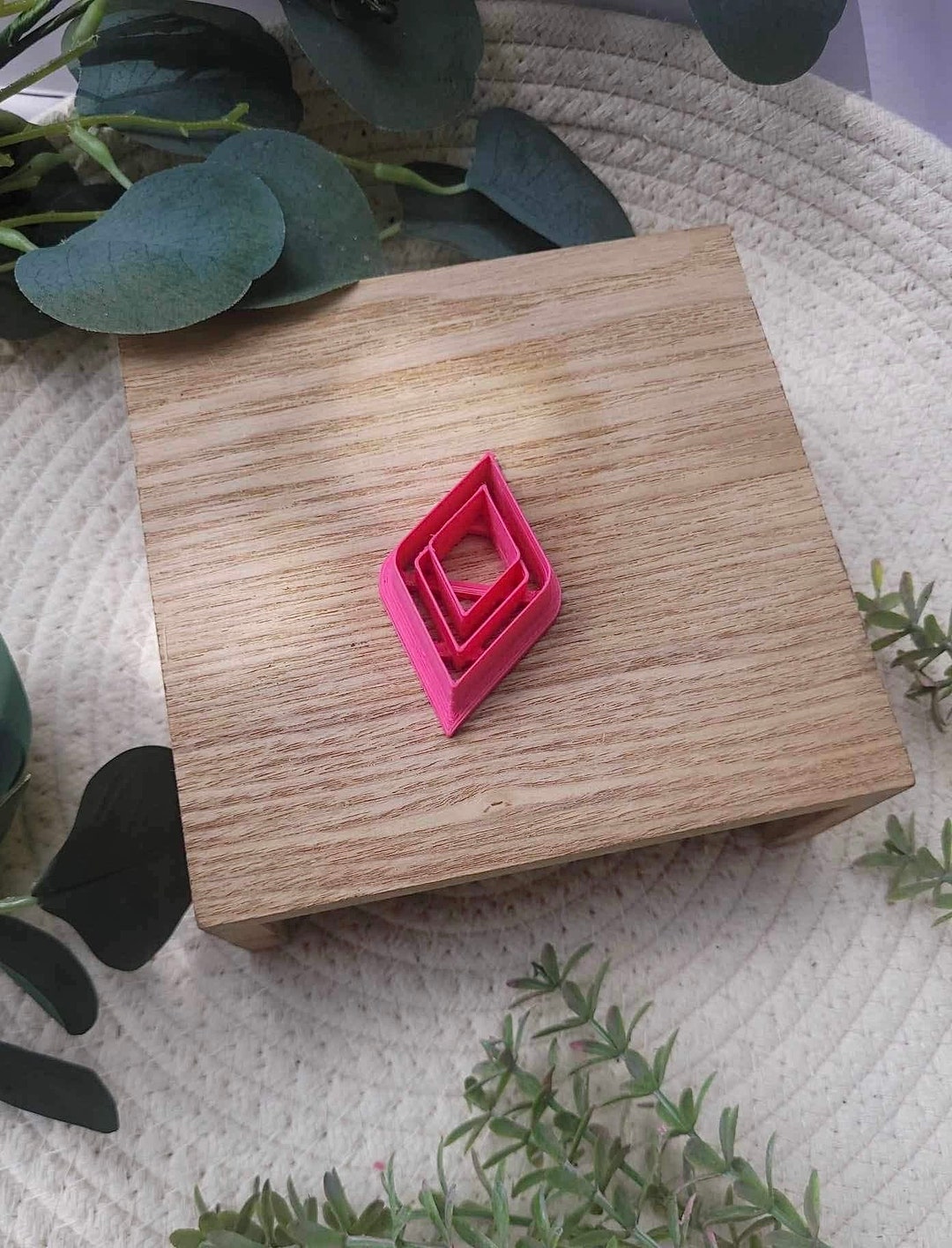 Semi Framed Diamond Clay Cutter | Diamond With Lines Clay Cutter ...