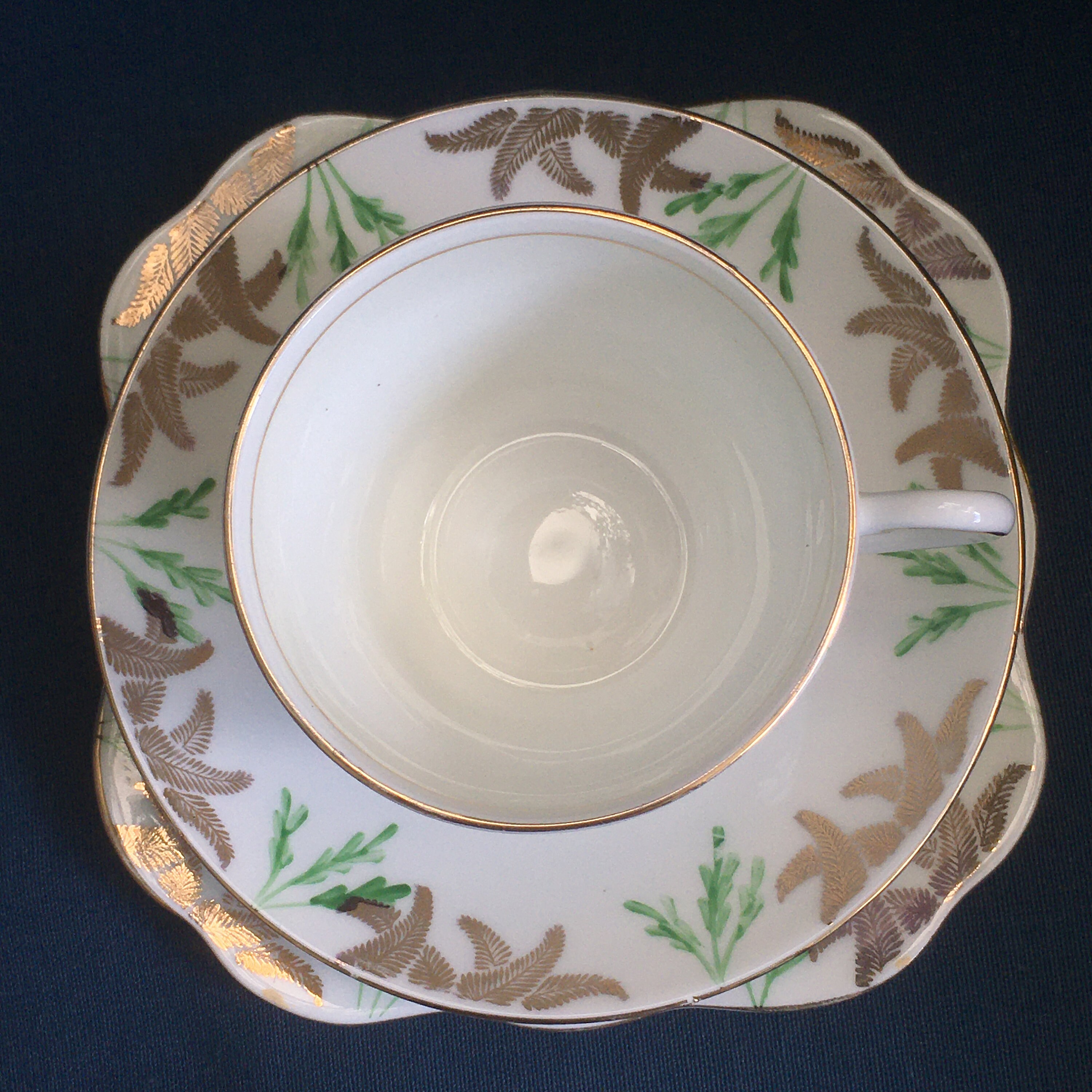 Vintage Colclough Tea Set et Creamer Jug Ferns design. - Etsy France