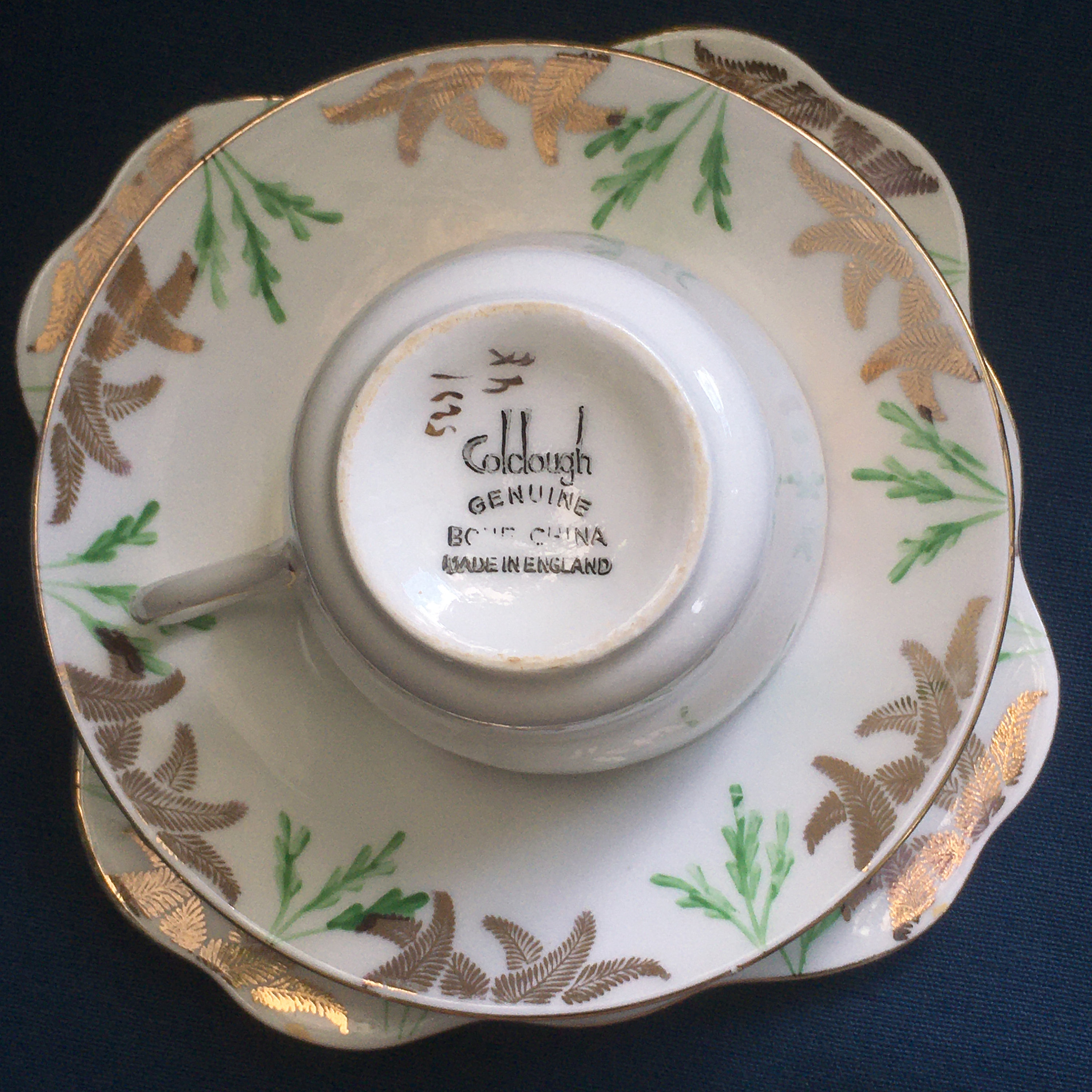 Vintage Colclough Tea Set et Creamer Jug Ferns design. - Etsy France