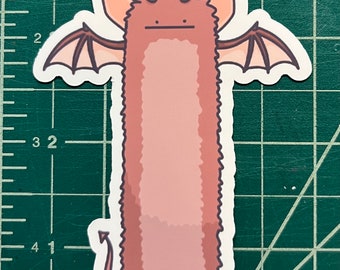 Worm on a String Cursed Sticker No One is Safe Pink Four Sizes ...