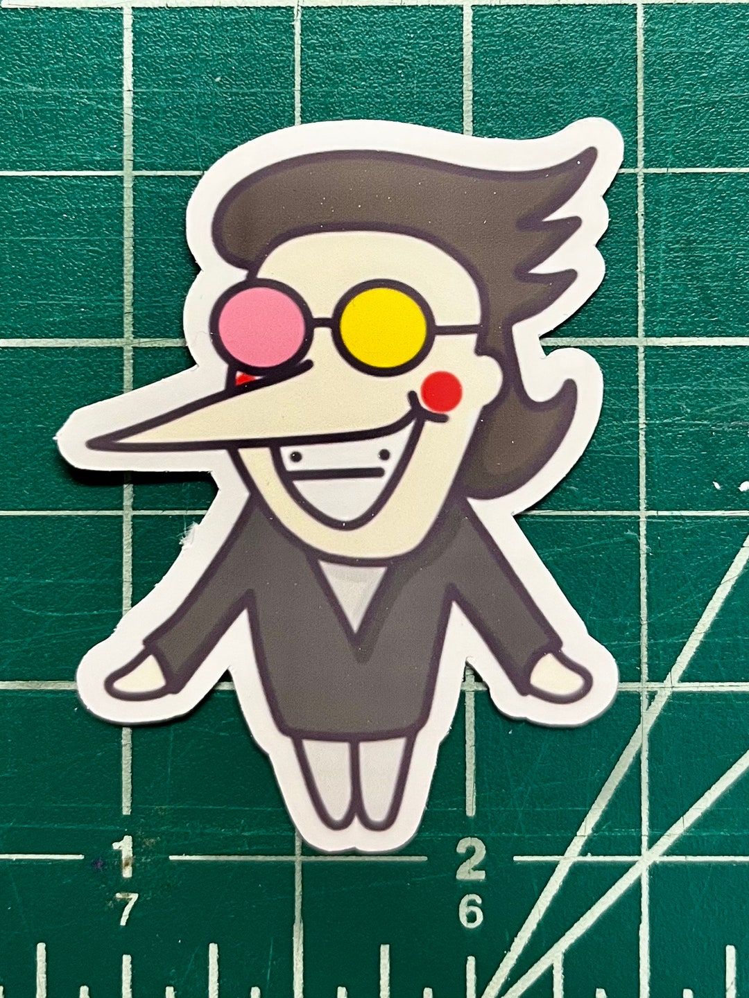 Spamton ._. Sticker Deltarune Inspired - Etsy
