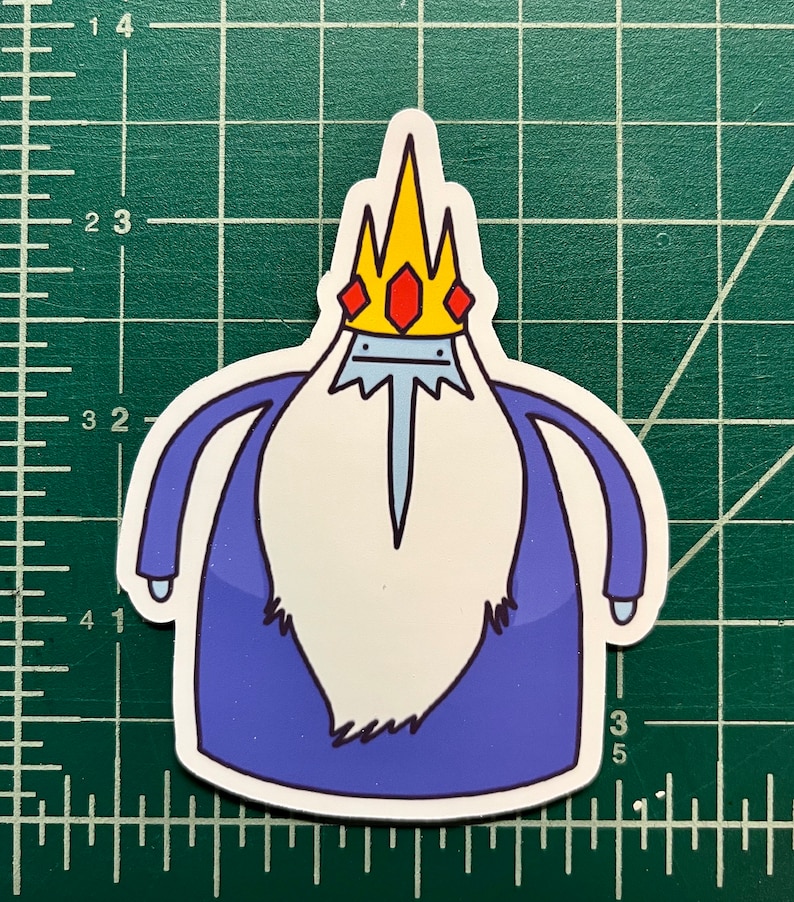 Ice King ._. Sticker | Adventure Time - Etsy