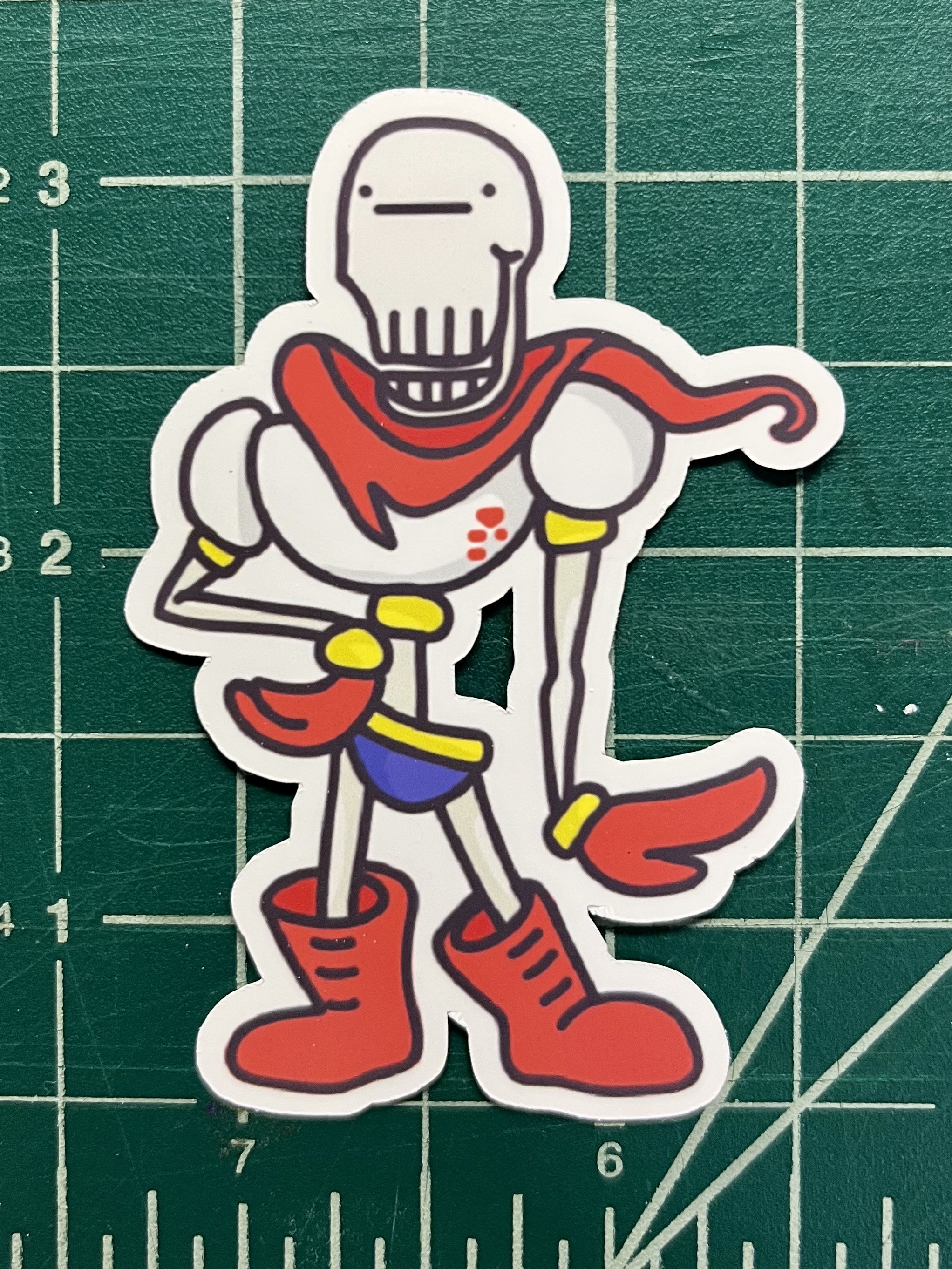 Papyrus ._. Sticker Undertale Inspired / Tumblr Sexymen - Etsy