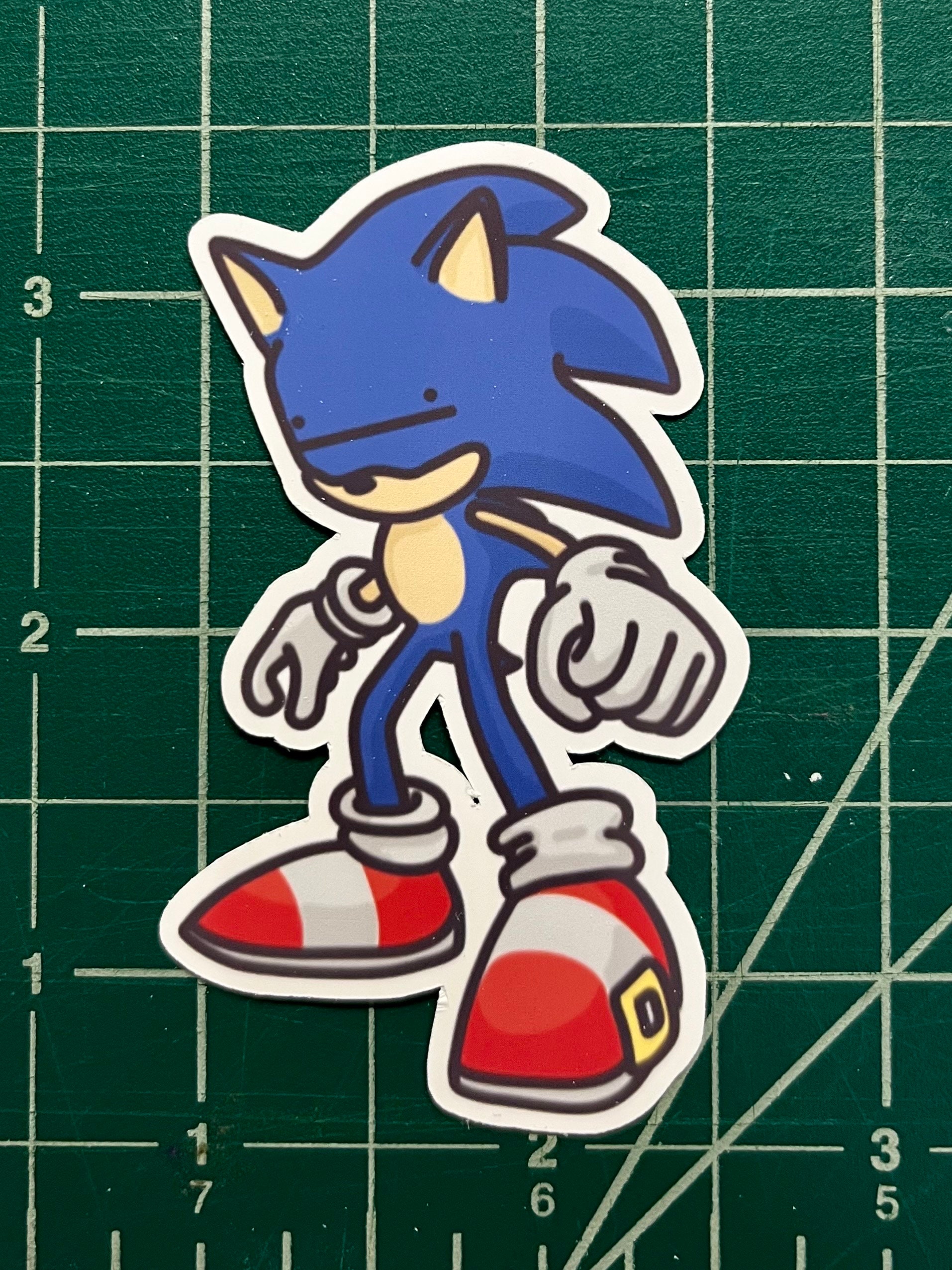 Sonic ._. Sticker | Sonic Inspired - Etsy