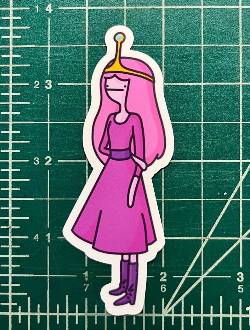 Princess Bubblegum ._. Sticker | Adventure Time Inspired - Etsy