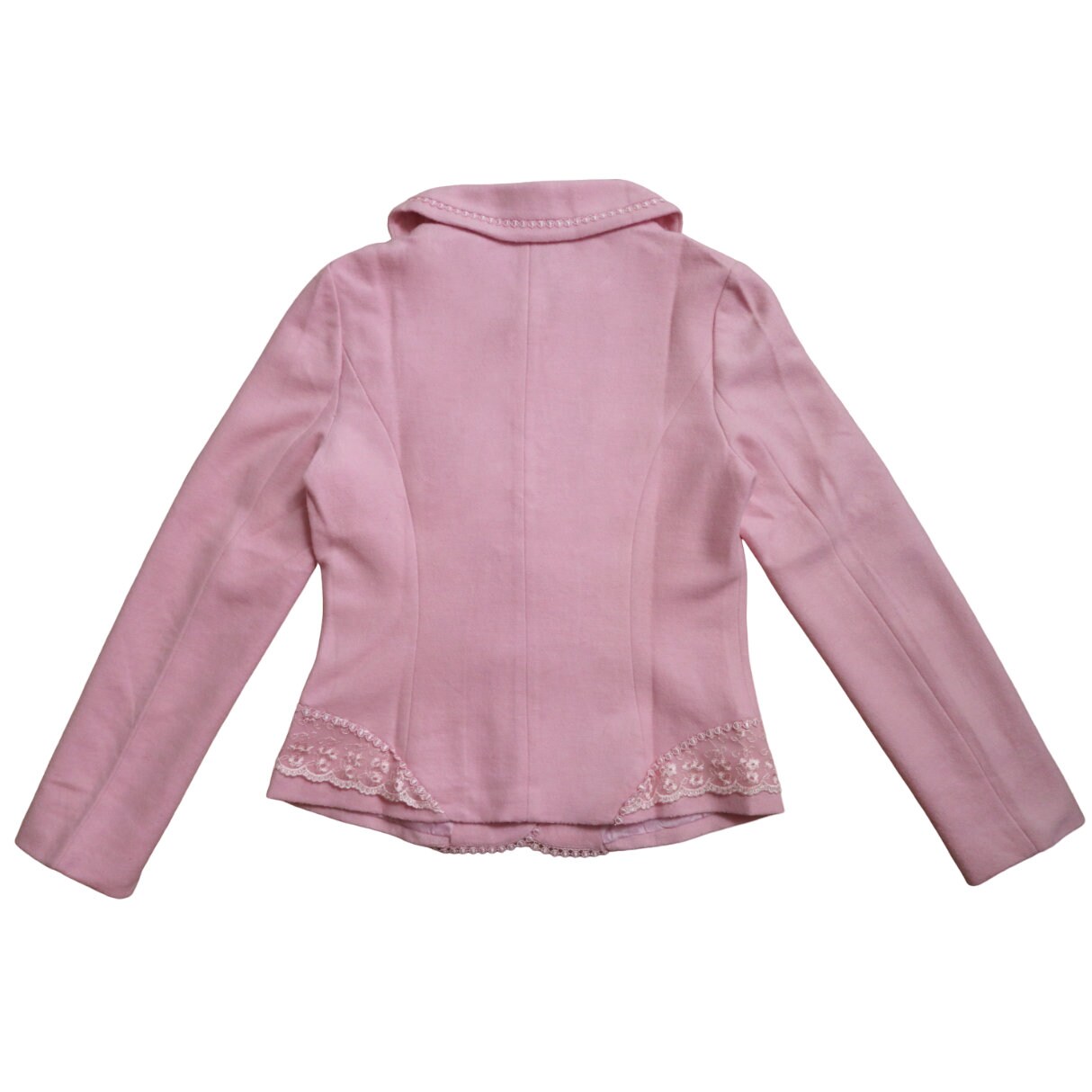 The Lotus Zen Suit 00s Vintage Floral Embroidered Glitter Sequined Wool ...