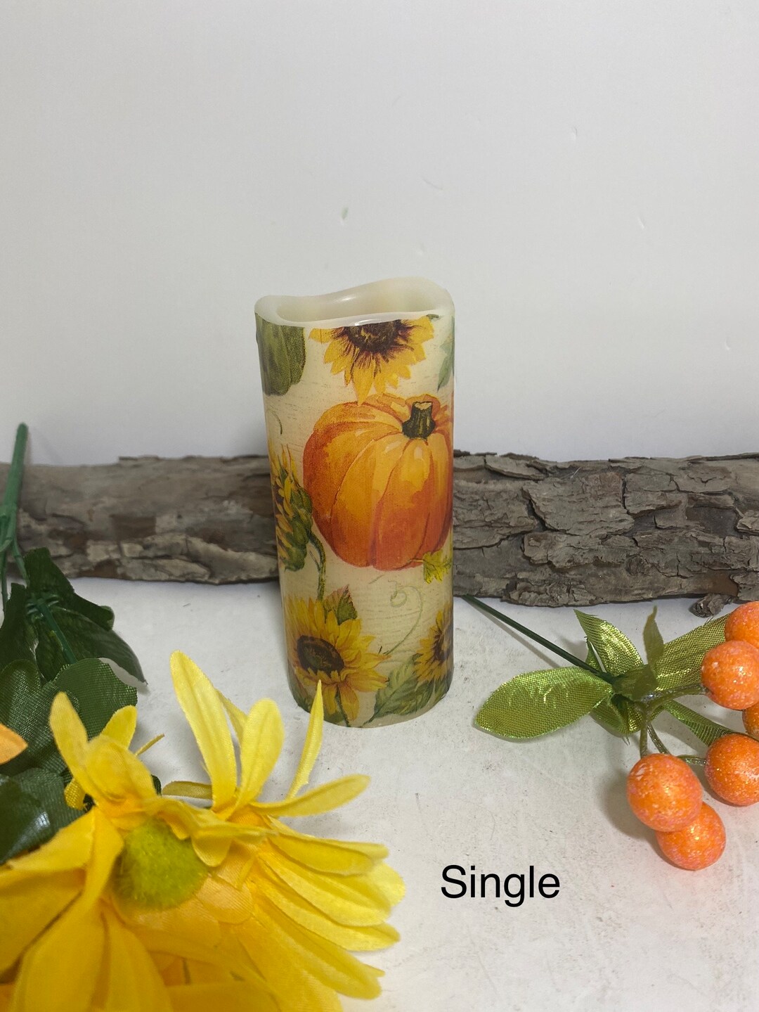 Battery Operated Flameless Candles - Etsy