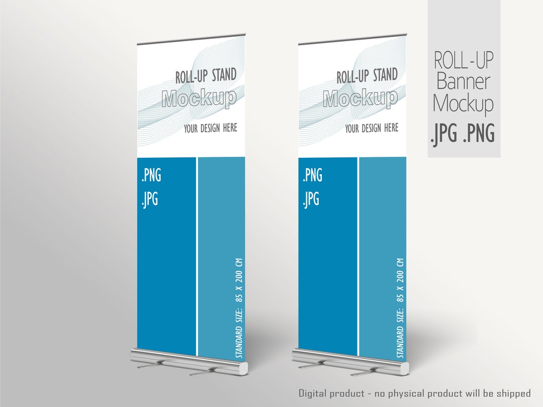 Roll up Banner Mockup, Roller Banner Mock Up, Roll Banner Mock Up ...