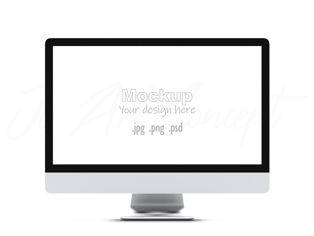 Monitor Mockup, Screen Mockup, Computer Mockups, Device Mockup ...
