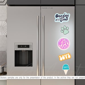 Sticker Mockup, Refrigerator Mock Up, Decal Mockup, Vinyl Decal Mockup ...