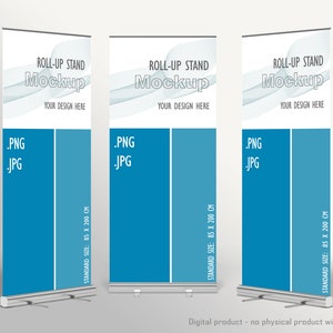 Roll up Banner Mockup, Roller Banner Mock Up, Roll Banner Mock Up ...