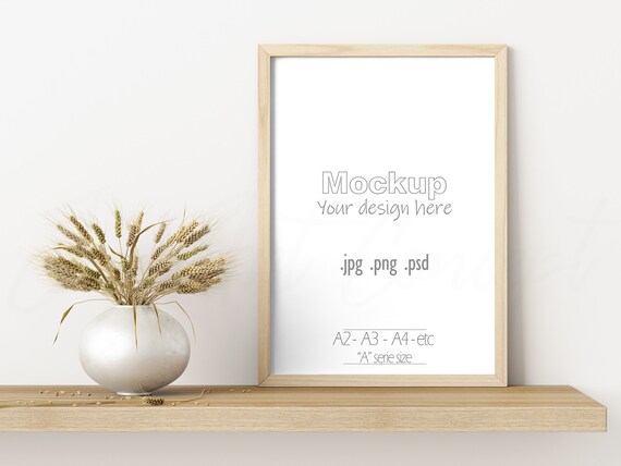 Frame Mockup for A2 A3 A4 A5 Size Paper. Show Here Your - Etsy Canada