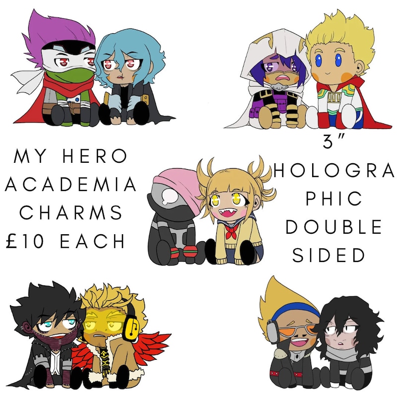My Hero Academia Keychain - Etsy
