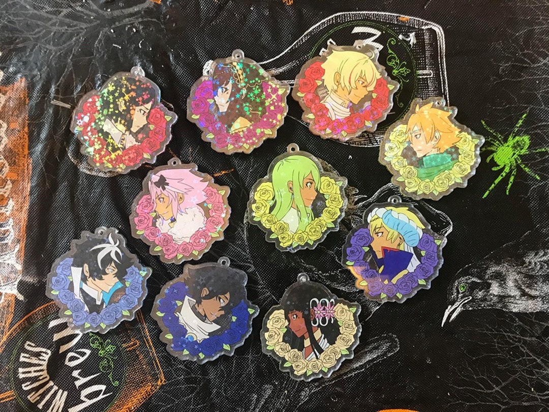 Fate Grand Order Large Double Sided Holographic Charms NEW CHARACTERS ...