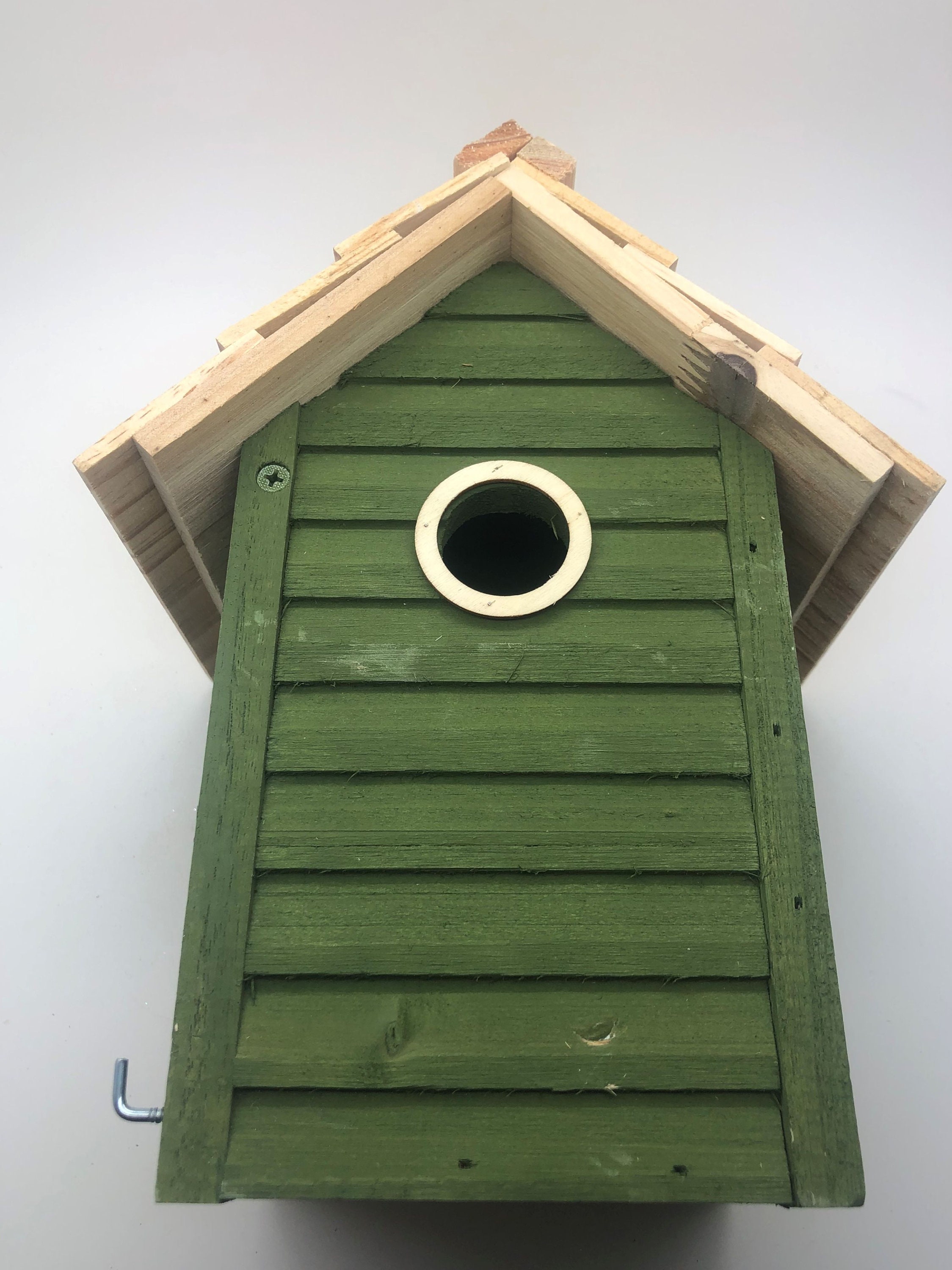 Wooden Garden Bird Nesting Box House With 30mm Hole Size | Etsy UK