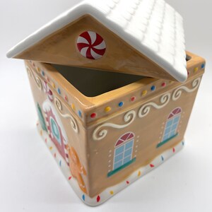 Christmas Xmas Decoration Ceramic Gingerbread House Cookie Jar - Etsy UK